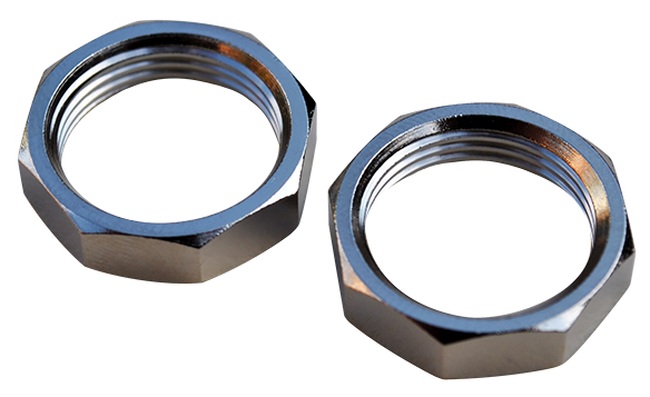 ’47-’59 WIPER RETAINER NUTS, CHROME, 2PC – Classic Heartbeat Pickup Parts