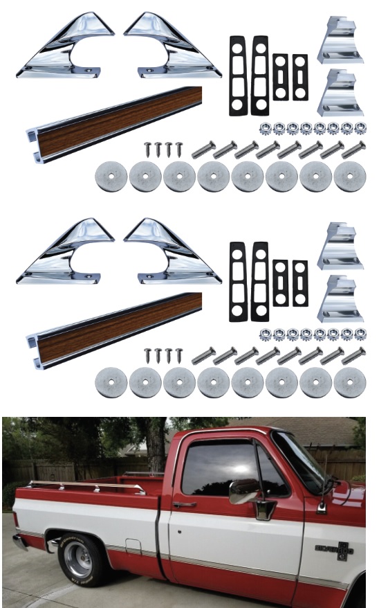 Classic Pickup Truck Bed Rails
