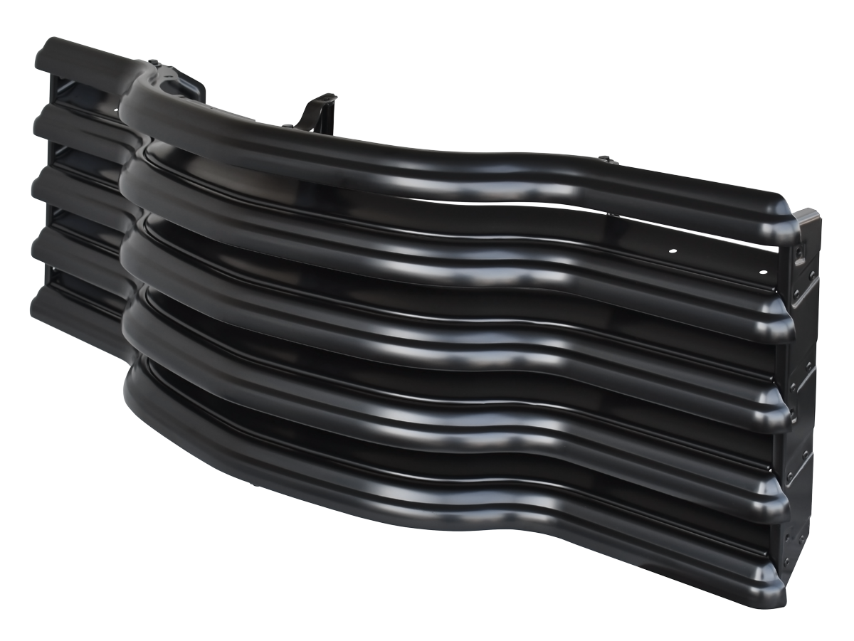 ’47-’53 GRILLE W/REAR BRACKET (PTD BLACK) – Classic Heartbeat Pickup Parts